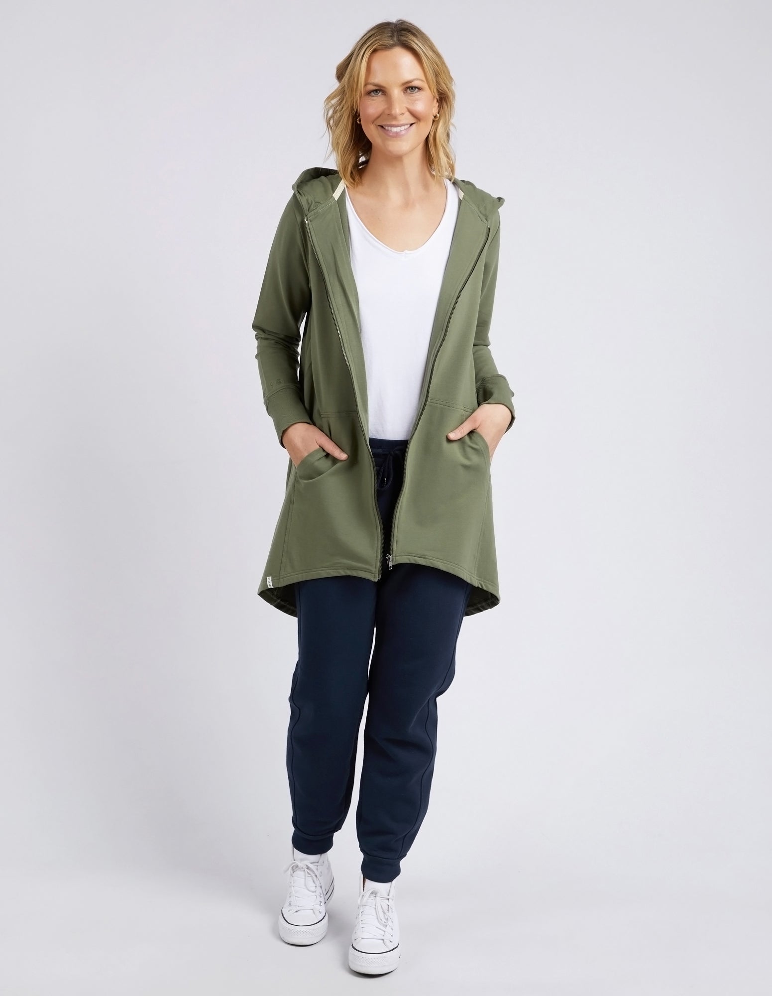 Elm Mara Zip Hoodie - Clover – Nest Homewares and Gifts