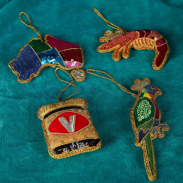 Vegemite Sequin Tree Decoration – Nest Homewares and Gifts