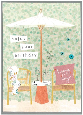 Enjoy Your Birthday Card – Nest Homewares and Gifts