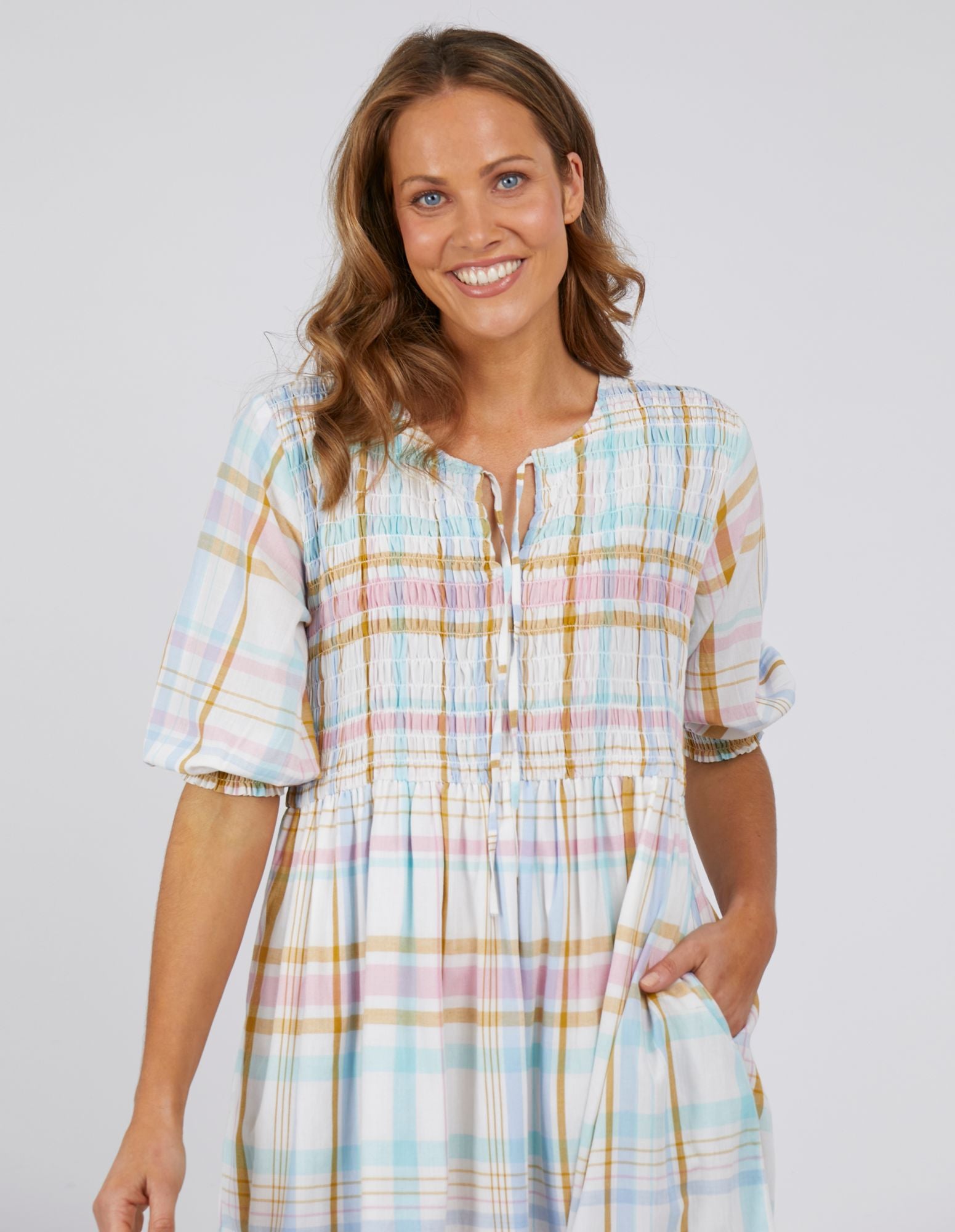 Elm Greta Check Dress – Nest Homewares and Gifts